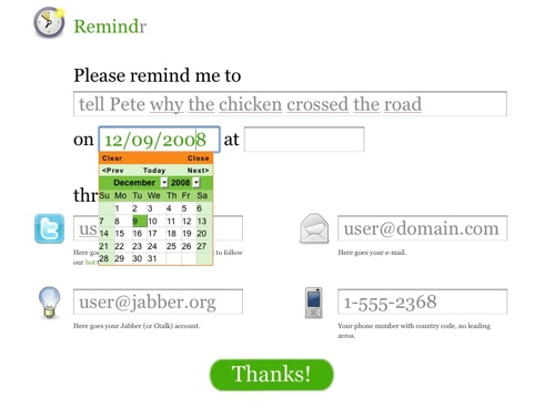 Remindr: recordatorios online por diferentes vías – PIEL-L Latinoamericana