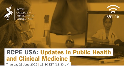 RCPE USA: Updates in Public Health and Clinical Medicine (Thursday 23 ...