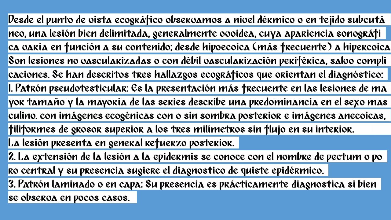 Quiste de inclusión Epidérmico – PIEL-L Latinoamericana