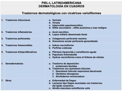 Trastornos dermatológicos con cicatrices varioliformes – PIEL-L ...