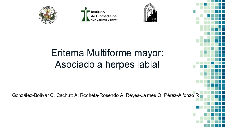 Eritema Multiforme mayor: Asociado a herpes labial – PIEL-L Latinoamericana